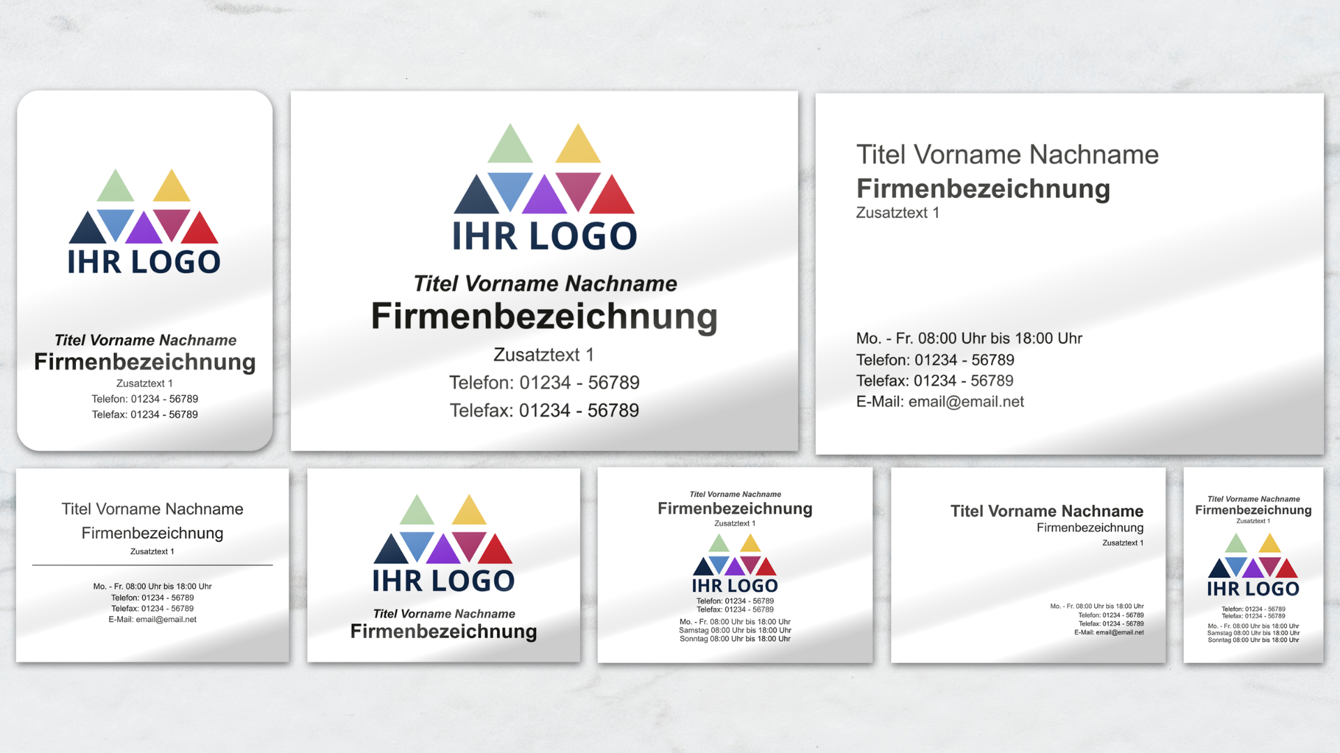 Firmenschilder drucken lassen - PrintPlanet Business Solution